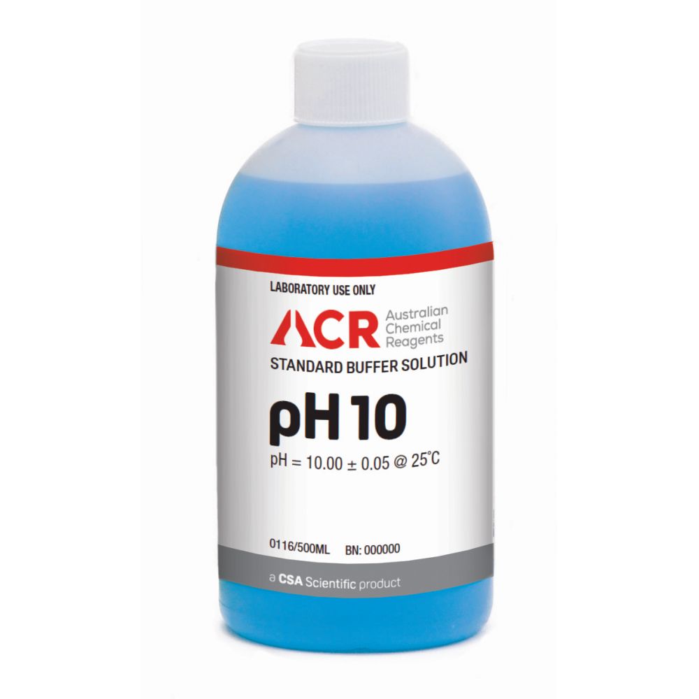 0116/1L - Buffer pH 10 @ 25C (Blue) | Chem-Supply | Australia